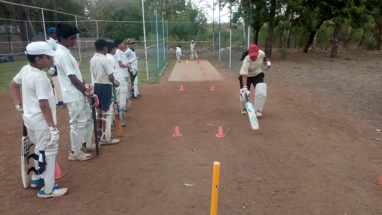 Running Between the wicket practice (off side, onside shot 1, 2, 3 ...
