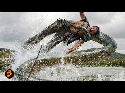 Giant Anaconda Ambushes the Expedition | Anacondas: The Hunt for the Blood Orchid