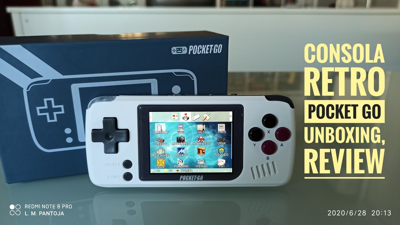 Consola Retro POCKET GO, Unboxing y Review - YouTube