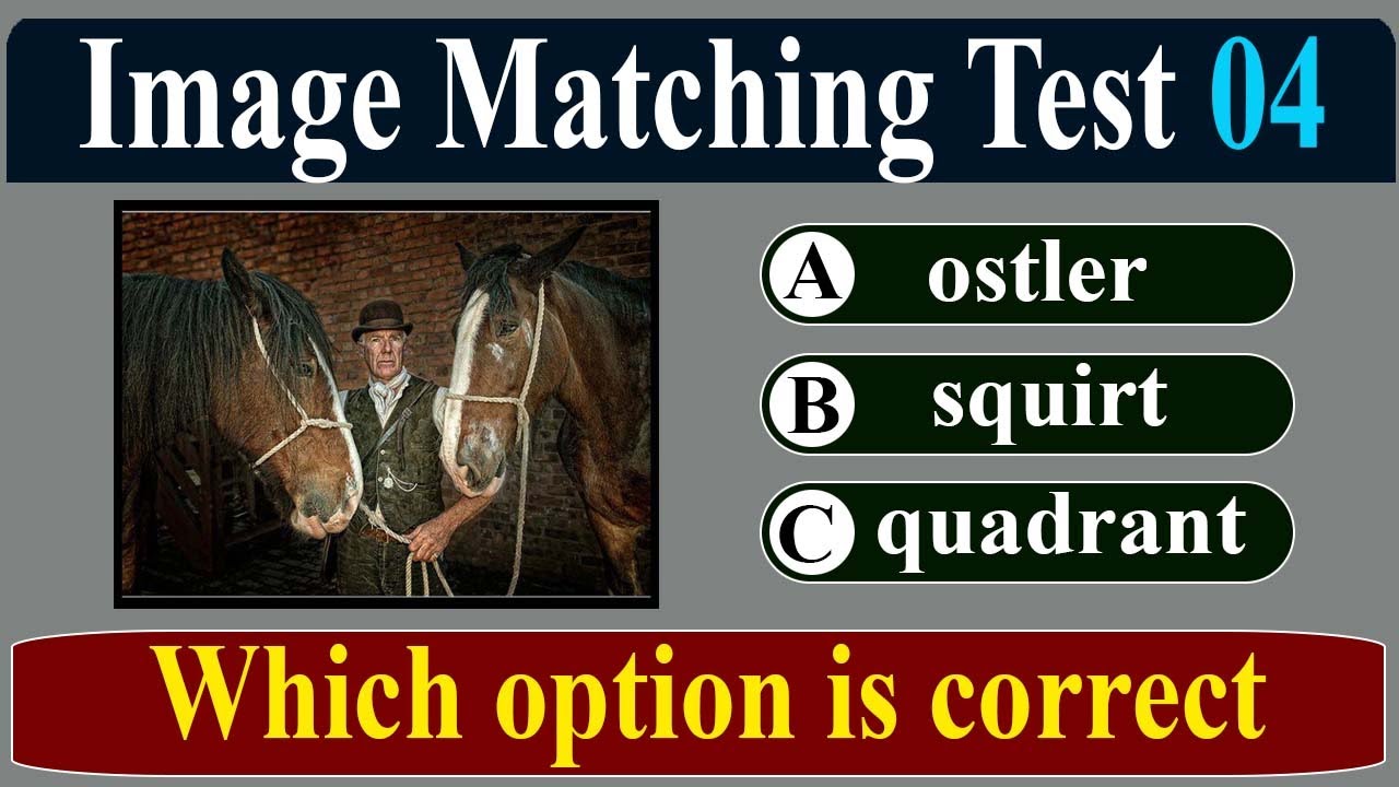 Image Matching Test [Part - 04] || Home of English - YouTube