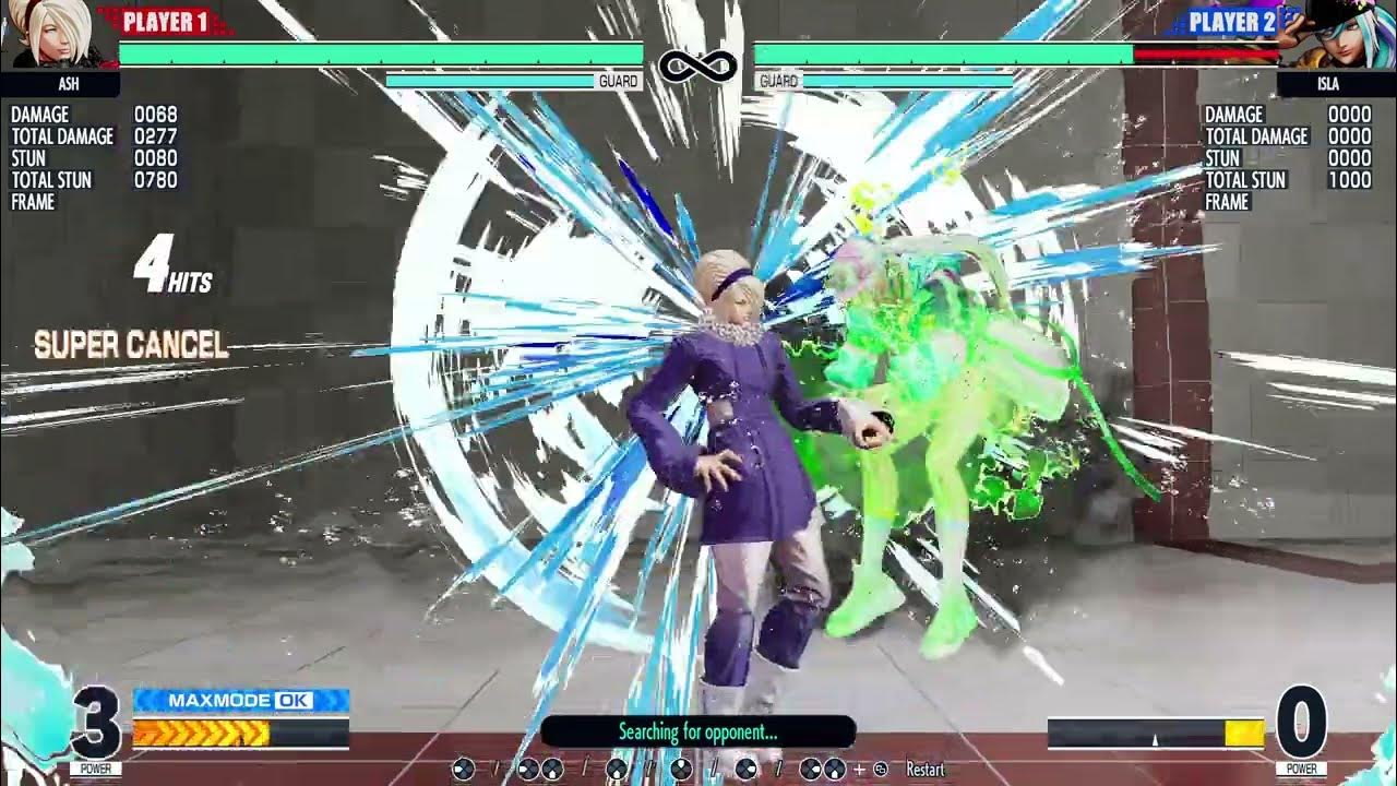 KOFXV Ash-Crimson 100% Practical Basic Combos - YouTube