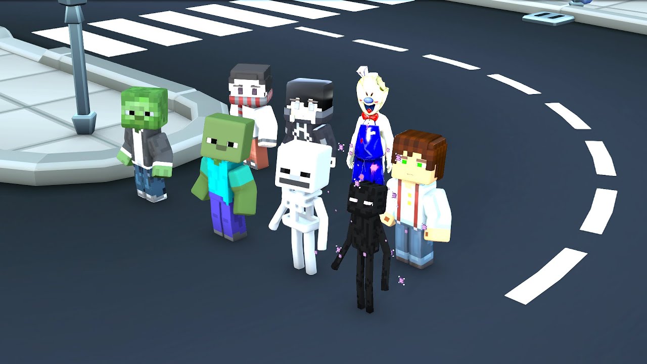 Monster School - Minecraft Animation (part 1) - YouTube