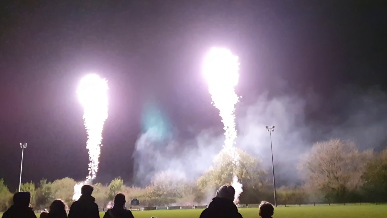 Crawley rugby club 2019 fireworks - YouTube