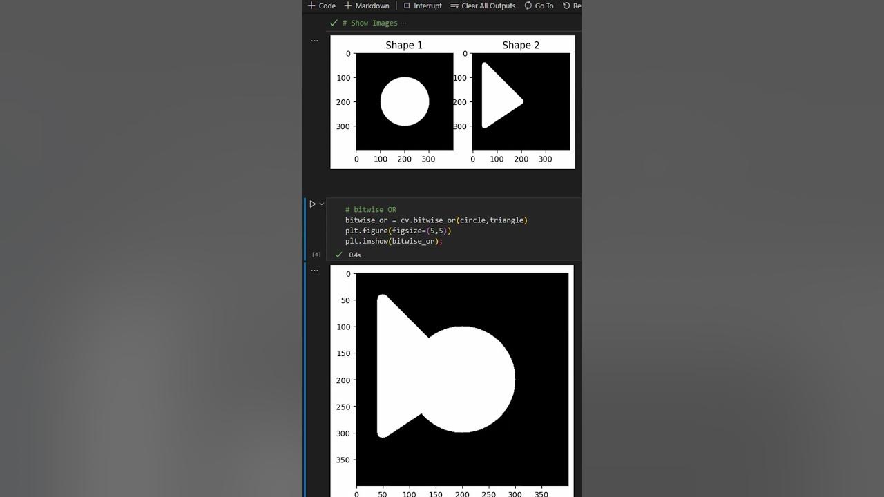 Use bitwise operations to generate funky shapes in OpenCV - YouTube