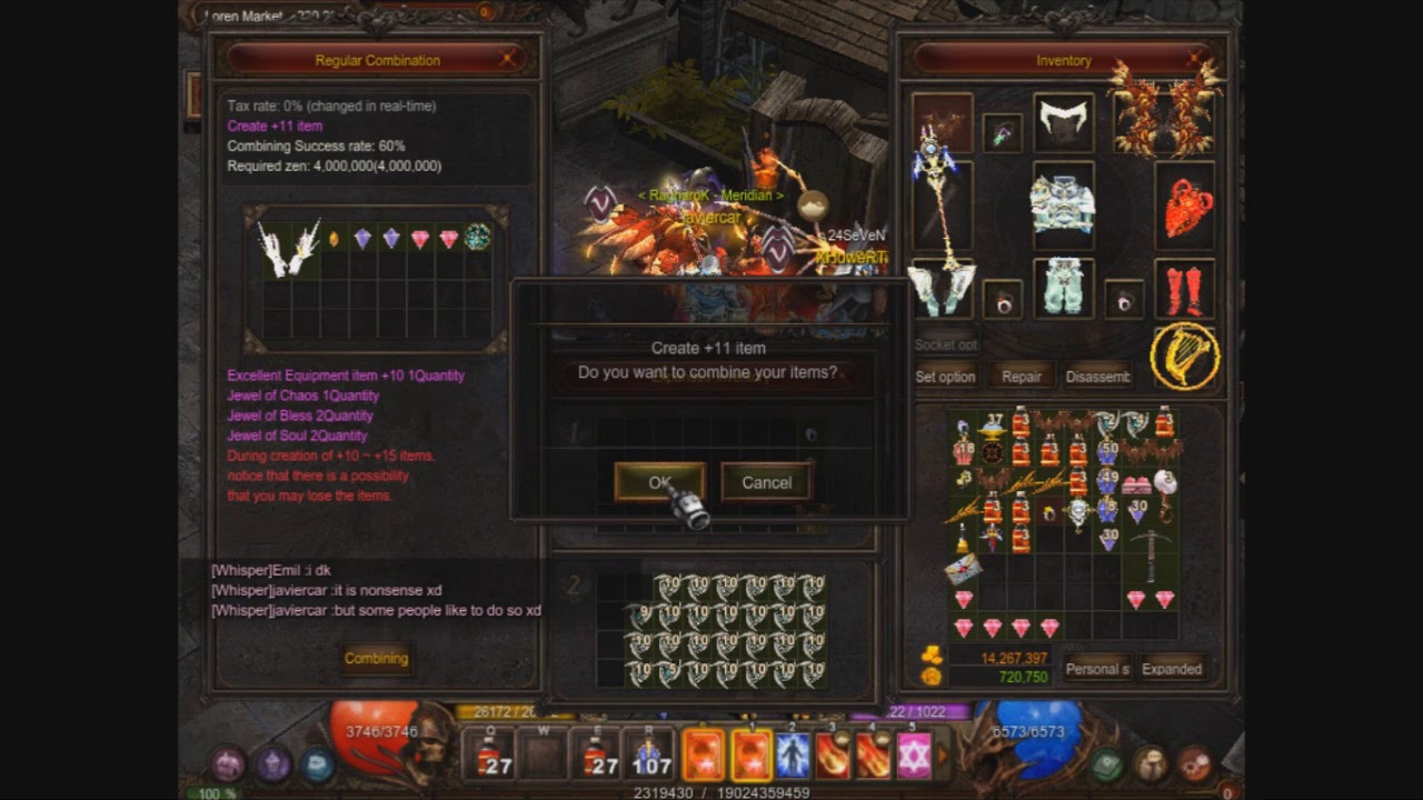 [Mu Online]CMing to finish a cool old school set!! - YouTube