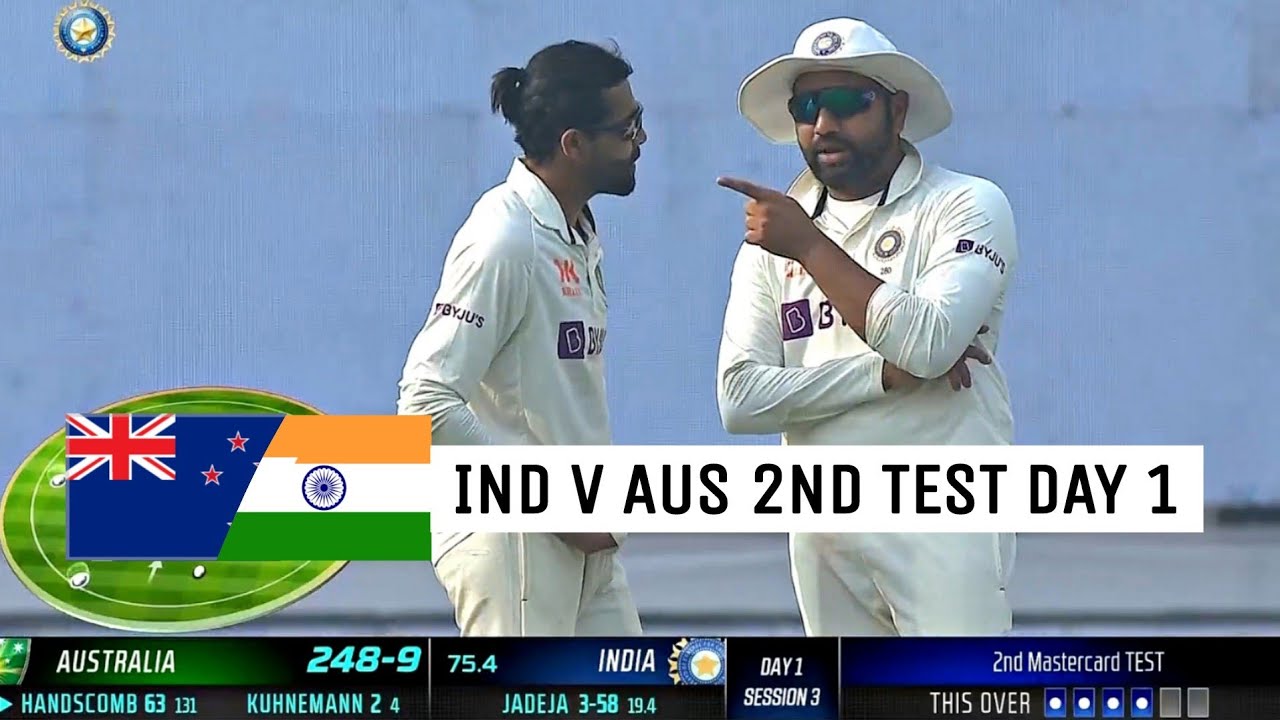 India vs Australia 2nd Test Day 1 Highlights Full Highlights, IND vs ...