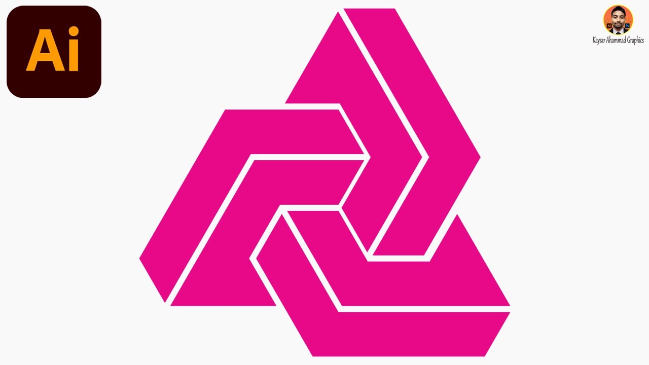 How To Make Geometric Logo Design in Adobe Illustrator | Kaysar Ahammad ...