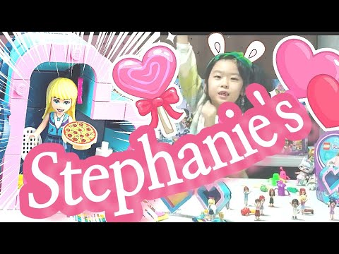 LEGO Friends Sets Stephanie's #Heartbox Unboxing and Review Video for Kids  (feat. LOL Dolls)