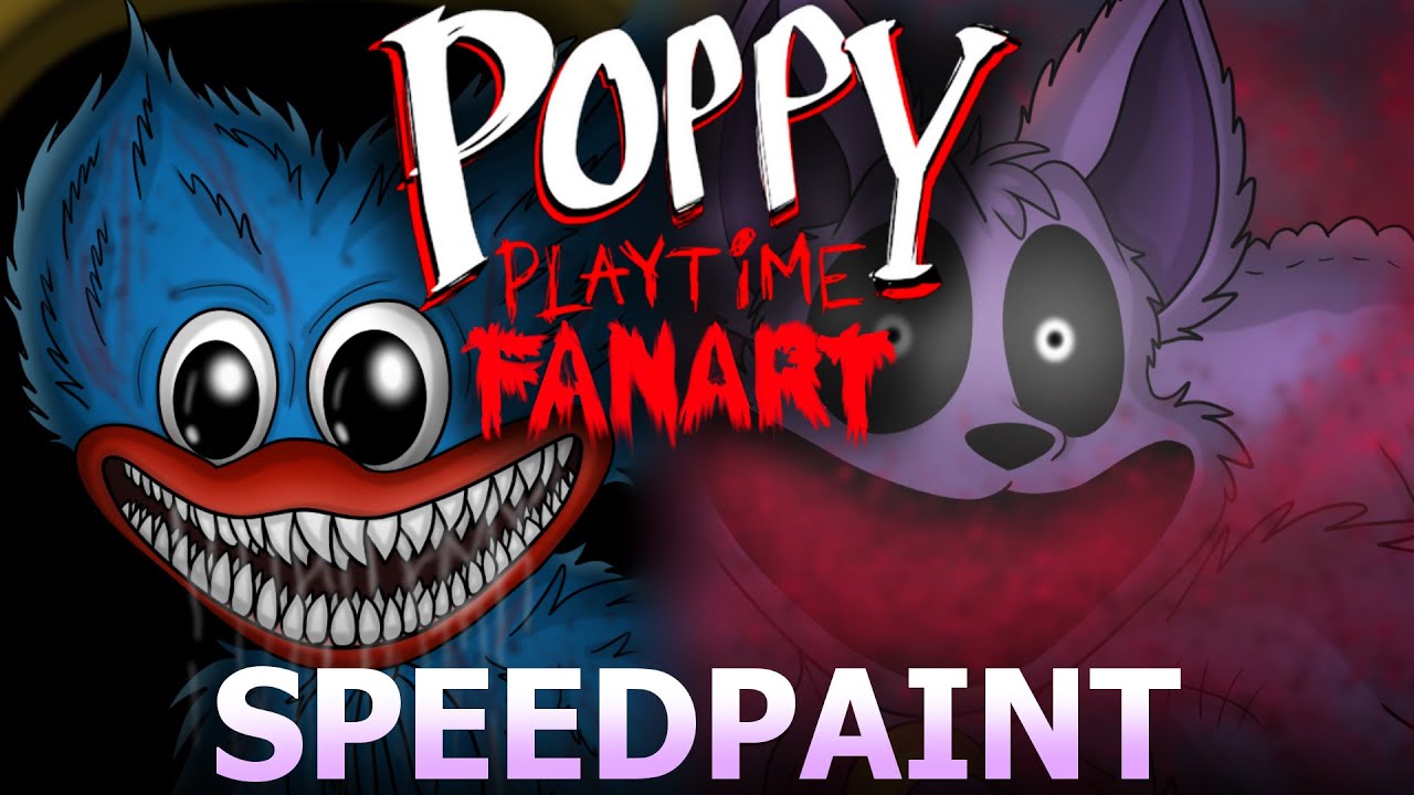 Poppy Playtime Fanart - Speedpaint [Golden Vins] - YouTube