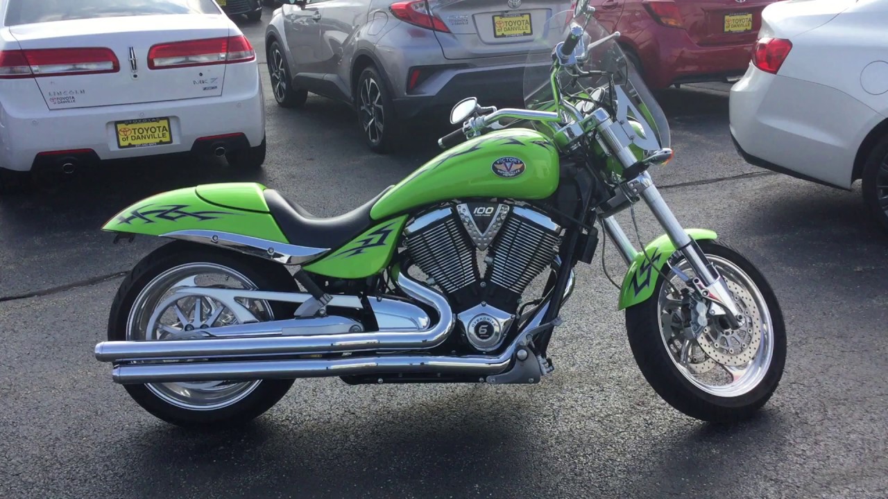 2005 Victory Hammer Motorcycle - YouTube