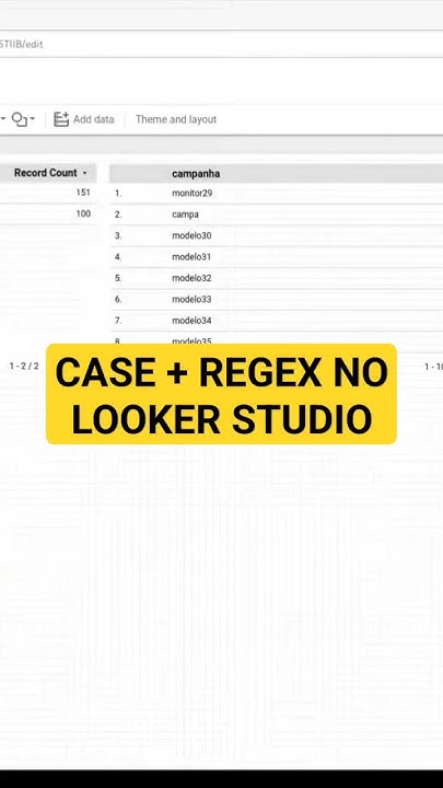 #looker #datastudio #regex - YouTube