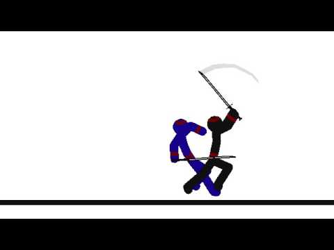 Stick Nodes - Sword fight test - YouTube