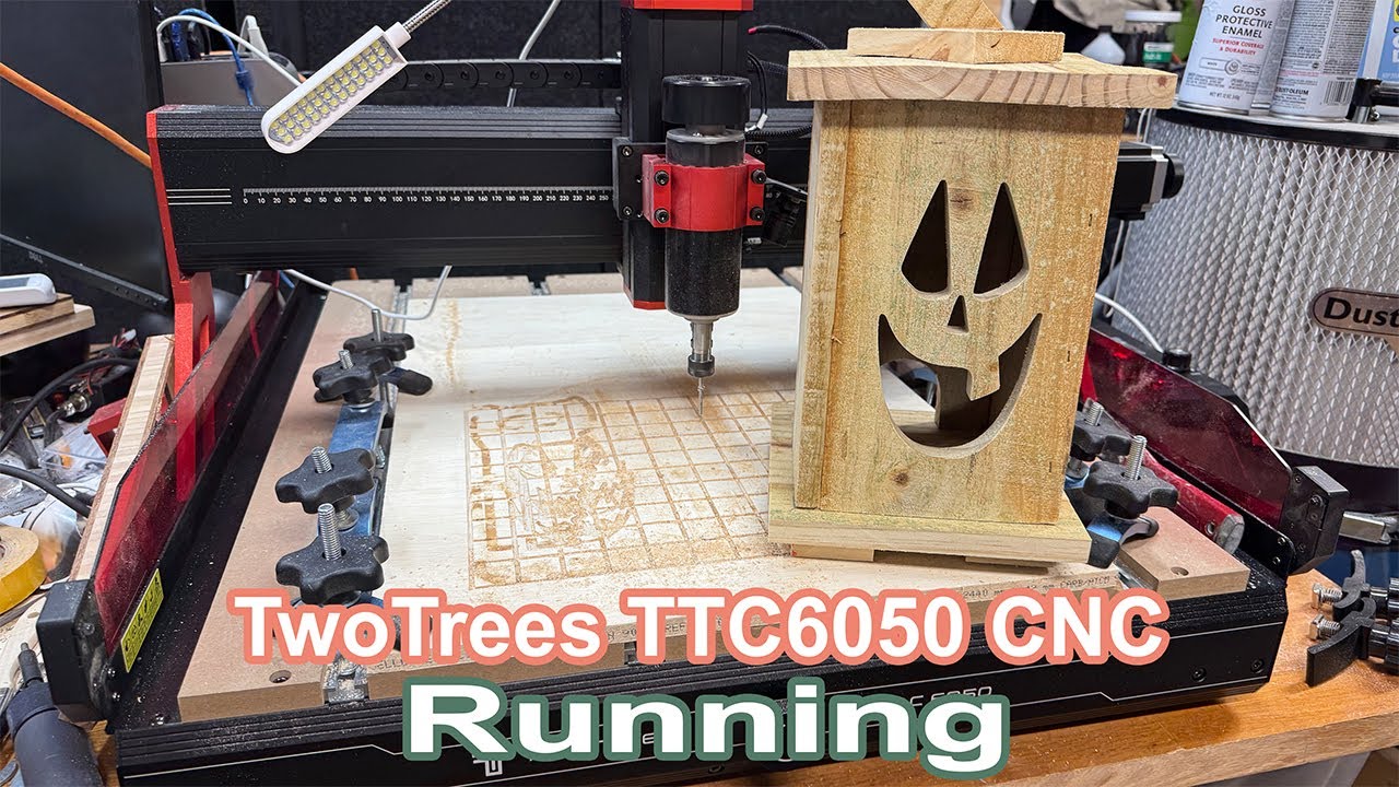 Two Trees TTC6050 CNC Running (no talking) - YouTube