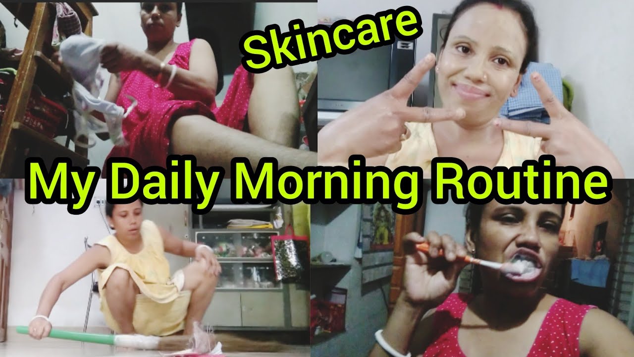 My Daily Morning 🌅 Routine || Housewife Cleaning Vlog || - YouTube