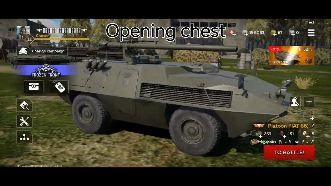 opening chest for "Frozen Front" event - YouTube