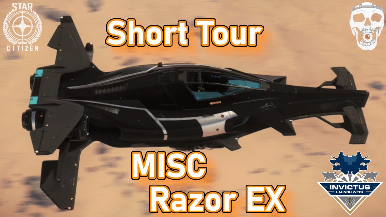 Quick Tour of the MISC Razor EX - Star Citizen Gameplay Alpha 3.13 ...