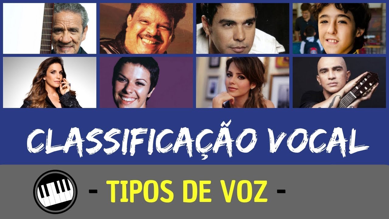 TIPOS DE VOZ: COMO DESCOBRIR SUA CLASSIFICAÇÃO VOCAL - YouTube