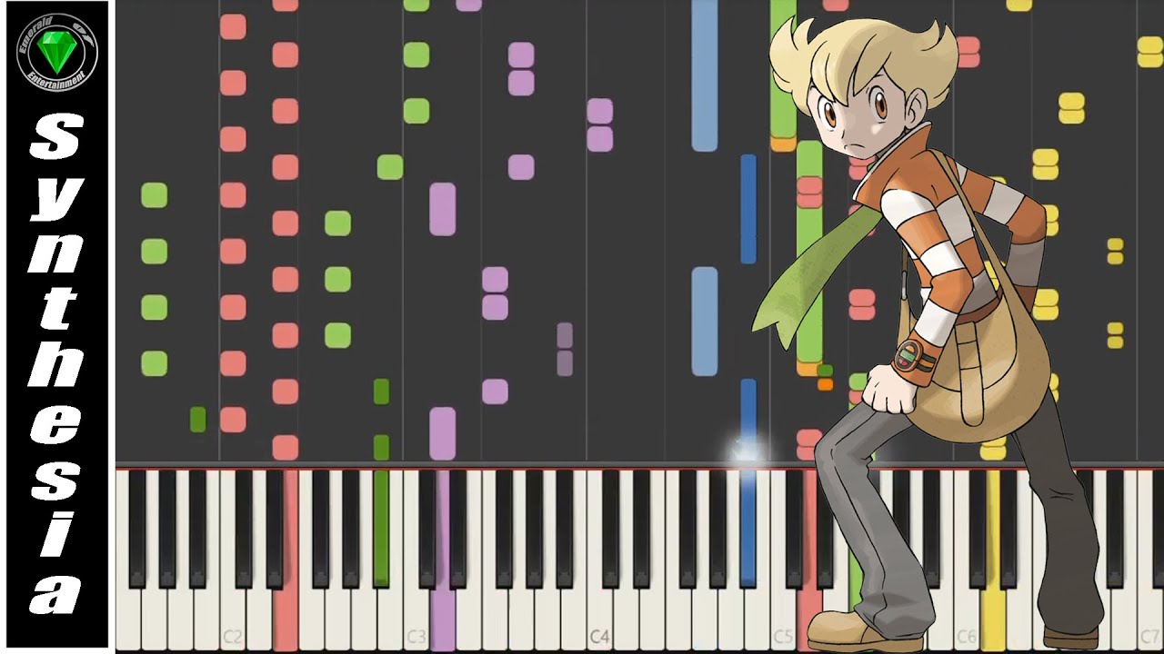 Rival Battle - Pokémon (Diamond, Pearl & Platinum) | Synthesia - YouTube