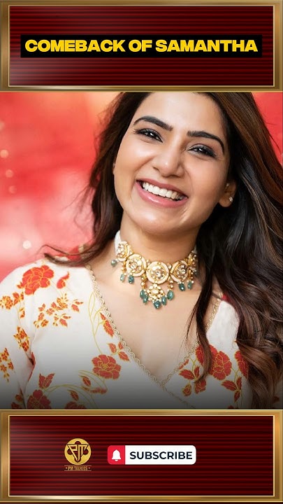 Samantha is Back on X 🔥🔥 #samantha #ytshorts #ytshortsindia #shorts ...