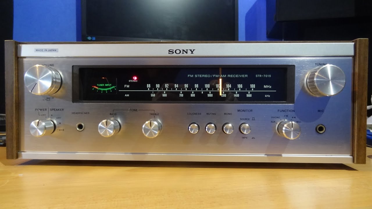Sony STR 7015 Stereo Receiver Review & Small Service, Timeless Looks ...