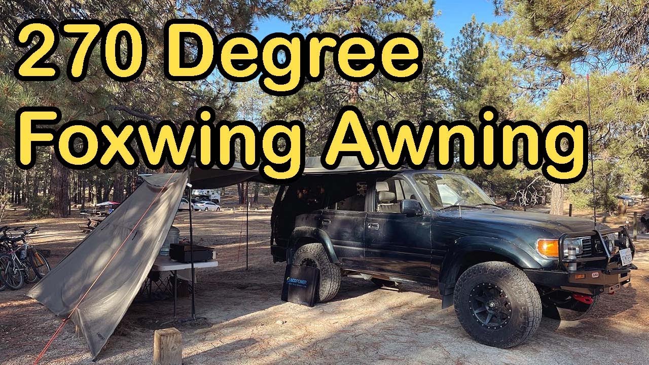 Rhino-Rack Foxwing 270 Degree Awning Overview - YouTube