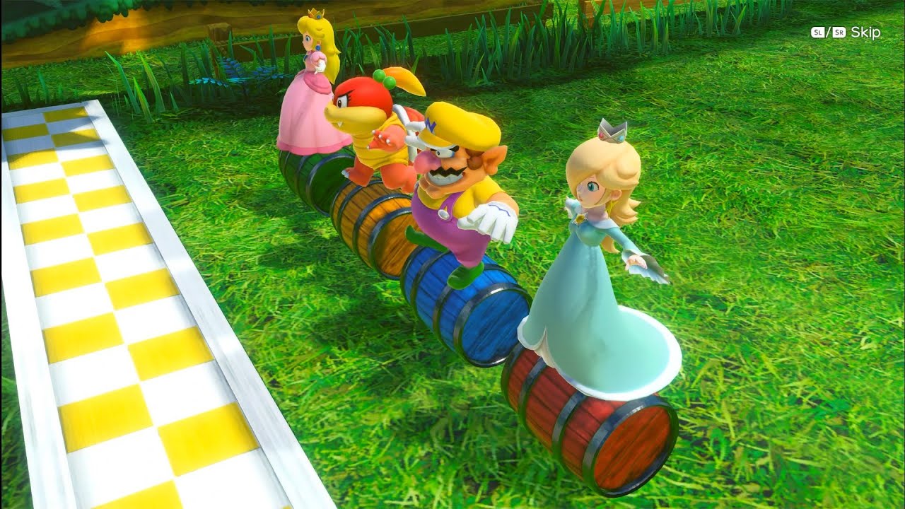 Super Mario Party "Barrel Roll Challenge: Who's the Best Balancer ...