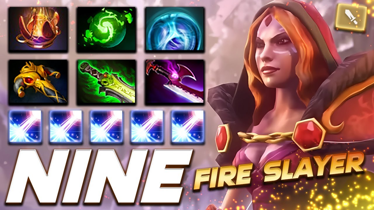 Nine Lina Fire Slayer - Dota 2 Pro Gameplay [Watch & Learn] - YouTube
