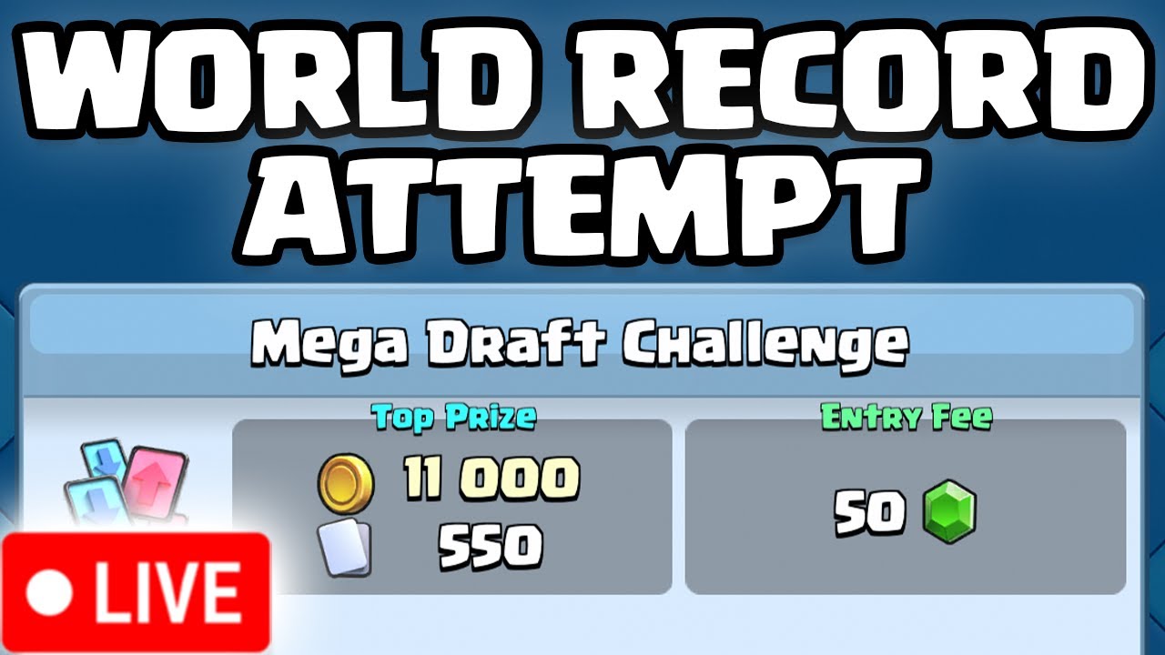 100 MEGA DRAFT CHALLENGES WORLD RECORD! - YouTube