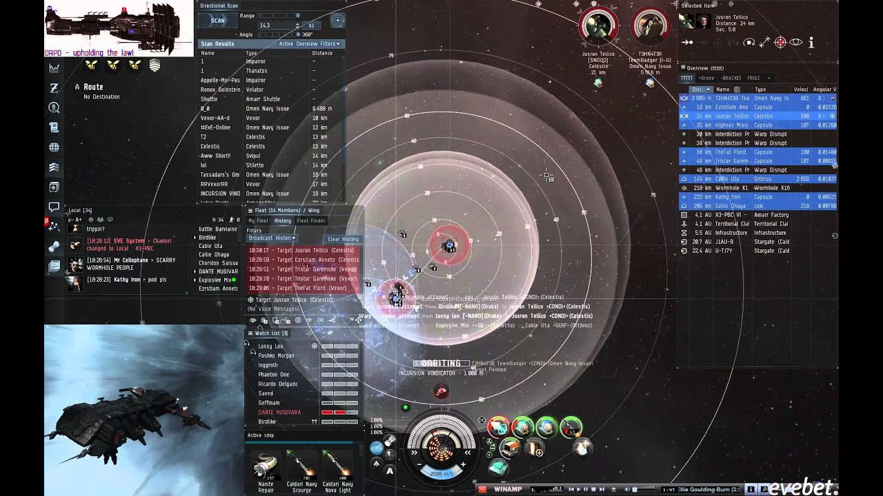 EvE: Flycatcher small fight (Odris Highlight) - YouTube
