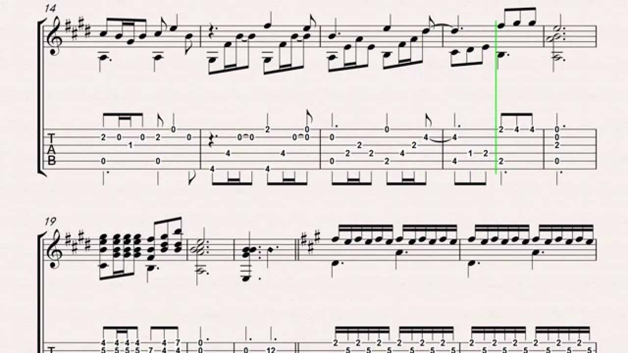 Charlotte OST "Fallin' - Zhiend" Guitar Cover [TAB] - YouTube