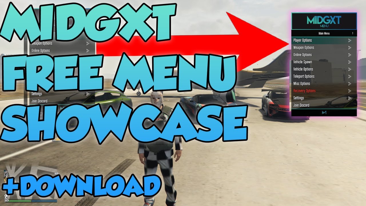 GTA V MIDGXT FREE MENU (Showcase) - YouTube