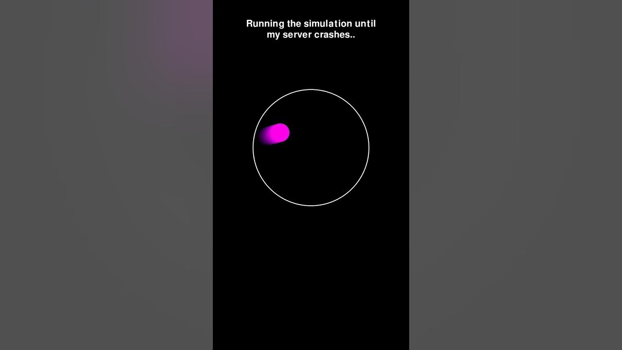 Ball bouncing simulation #adhd #music #code #space #python #physics # ...