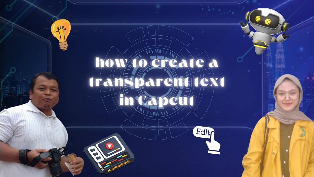 How to Create Transparent Text in Capcut - YouTube
