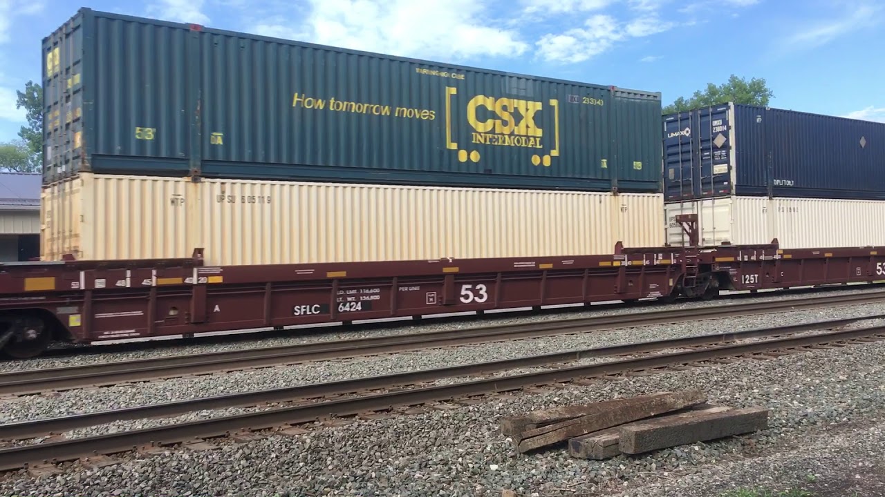 Csx-996 And Csx-8905 (SD70ace-T4) DPU - YouTube