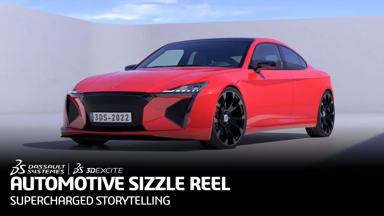 3DEXCITE Automotive Sizzle Reel | DASSAULT SYSTÈMES 3DEXCITE - YouTube