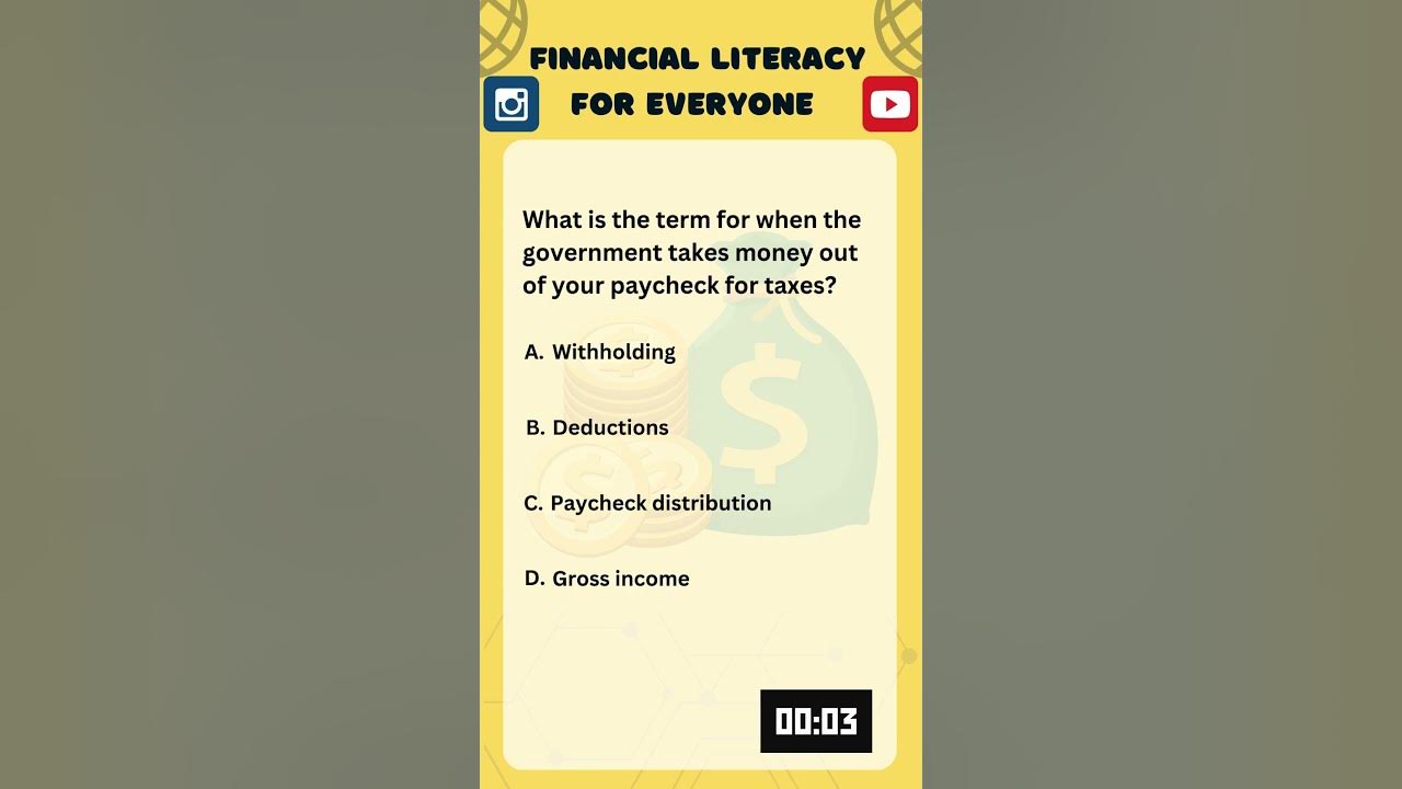 Financial Literacy Trivia Challenge: Understand Personal Finance. # ...