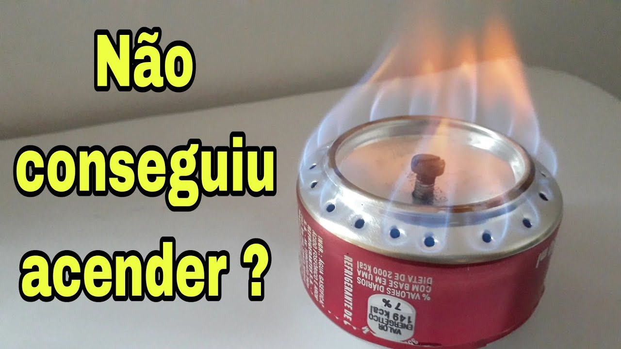 Como acender o fogareiro, dica para quem não conseguiu acender - YouTube