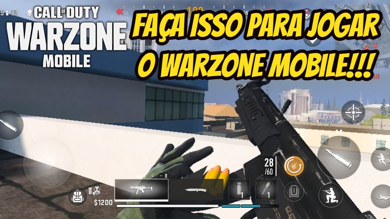 *URGENTE* VEJA COMO JOGAR O COD WARZONE!!! - YouTube