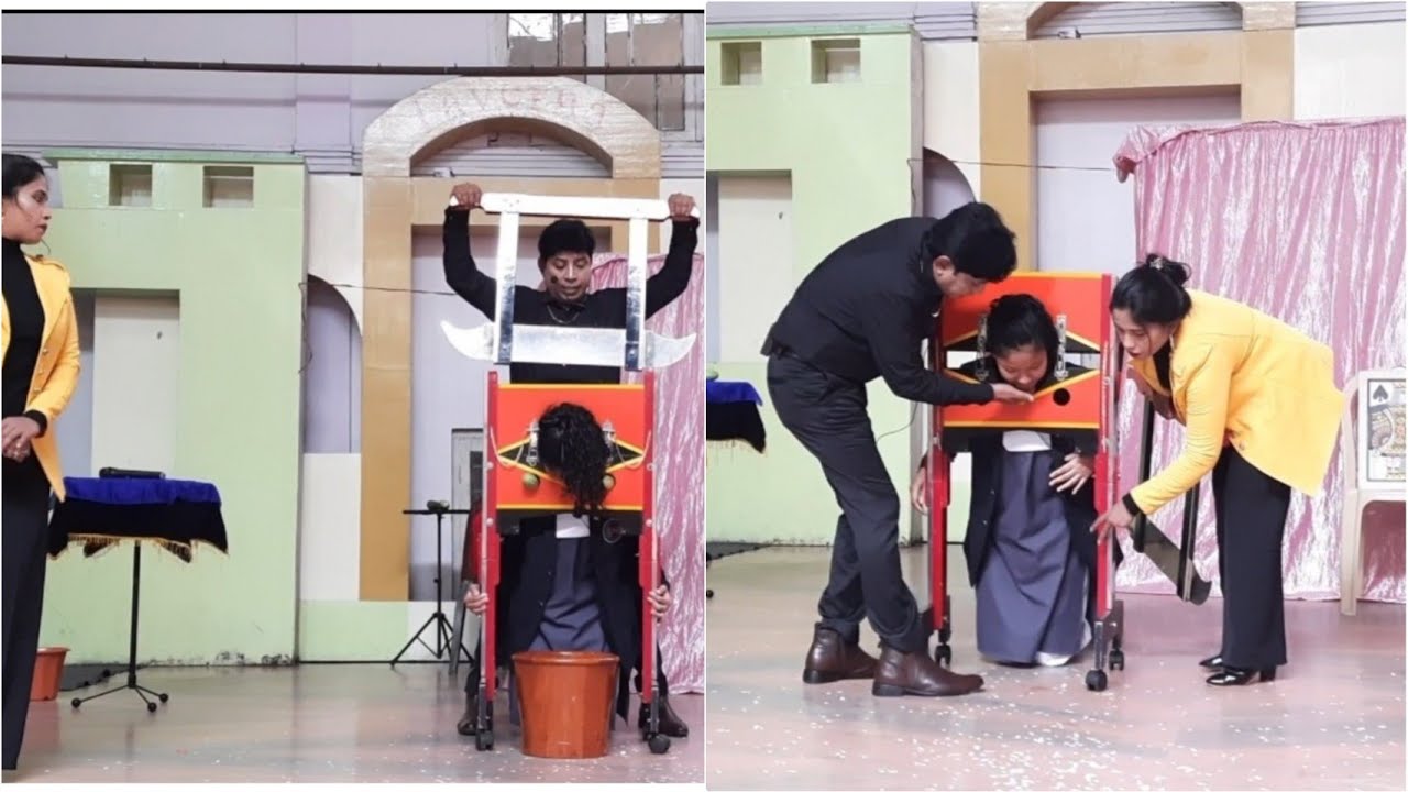 Magic Show goes wrong in city School - YouTube