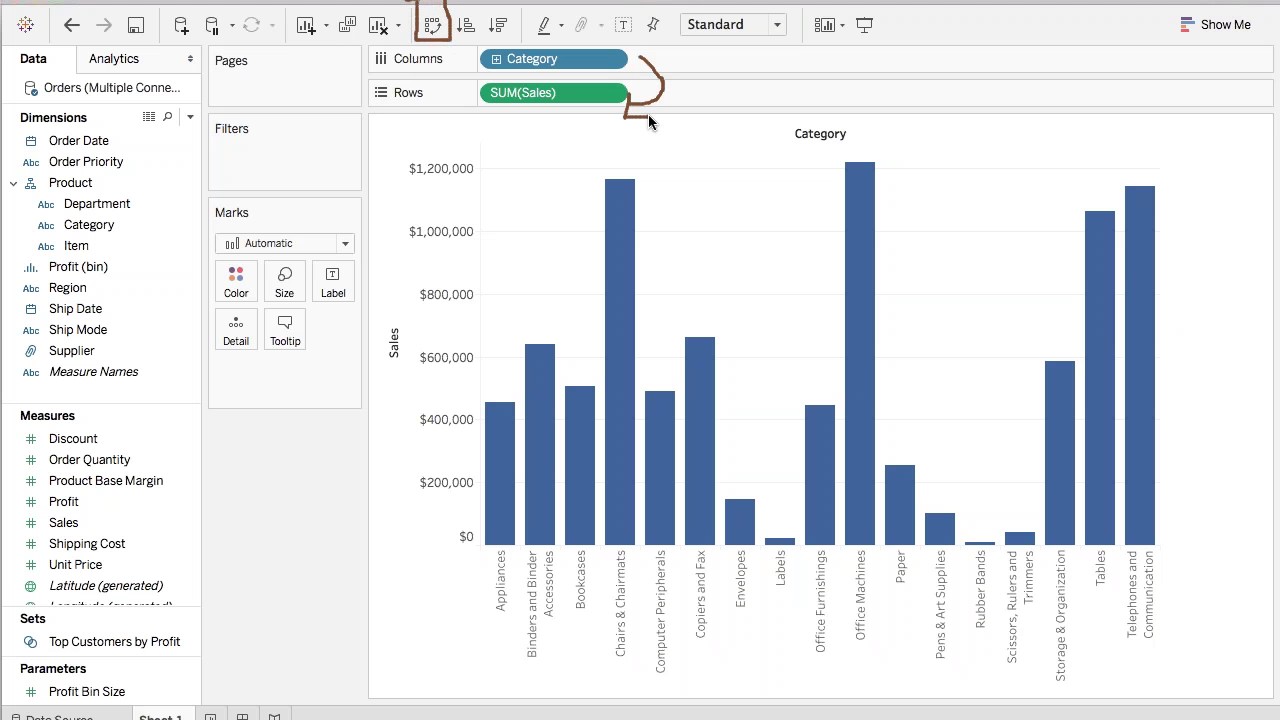 Cross Database in Tableau 10.0 - YouTube