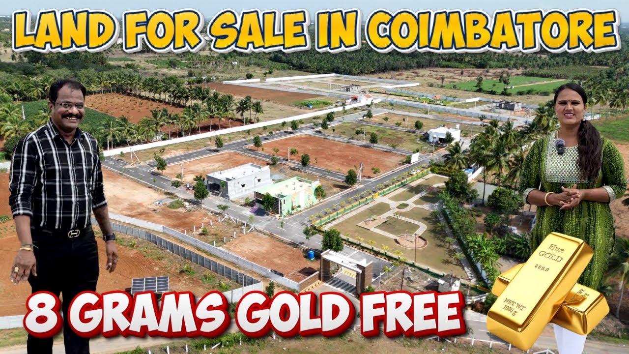 Coimbatore, Sathy Road'ல இடம் 6.6 லட்சம் மட்டுமே | Land for sale in ...