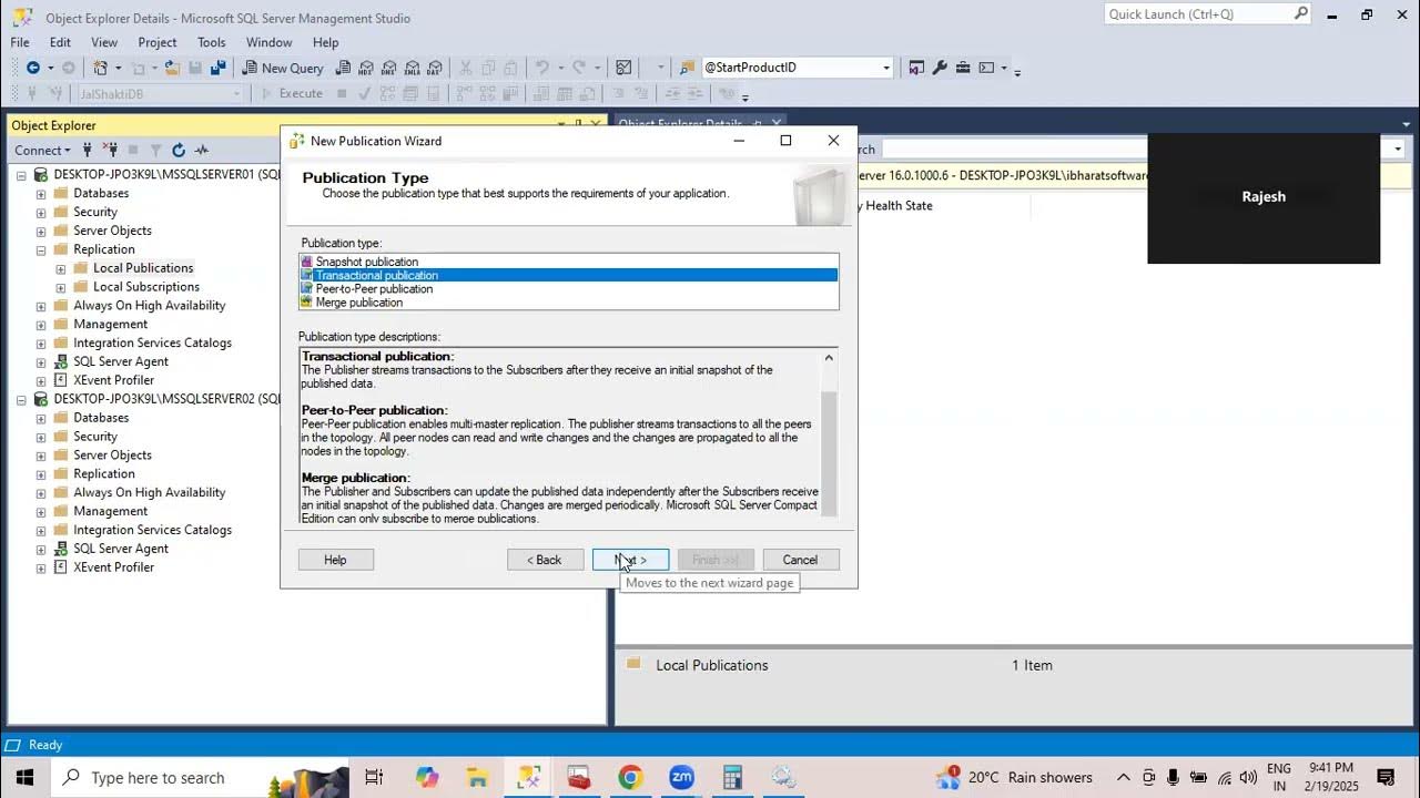 28. Quick Implementation of Transaction & Snapshot Replication SQL ...