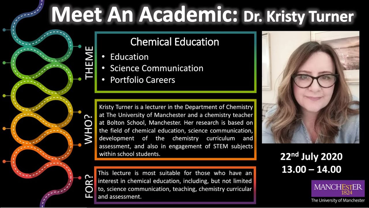 Meet a Chemistry Academic 2020 - Chemical Education - Dr. Kristy Turner ...