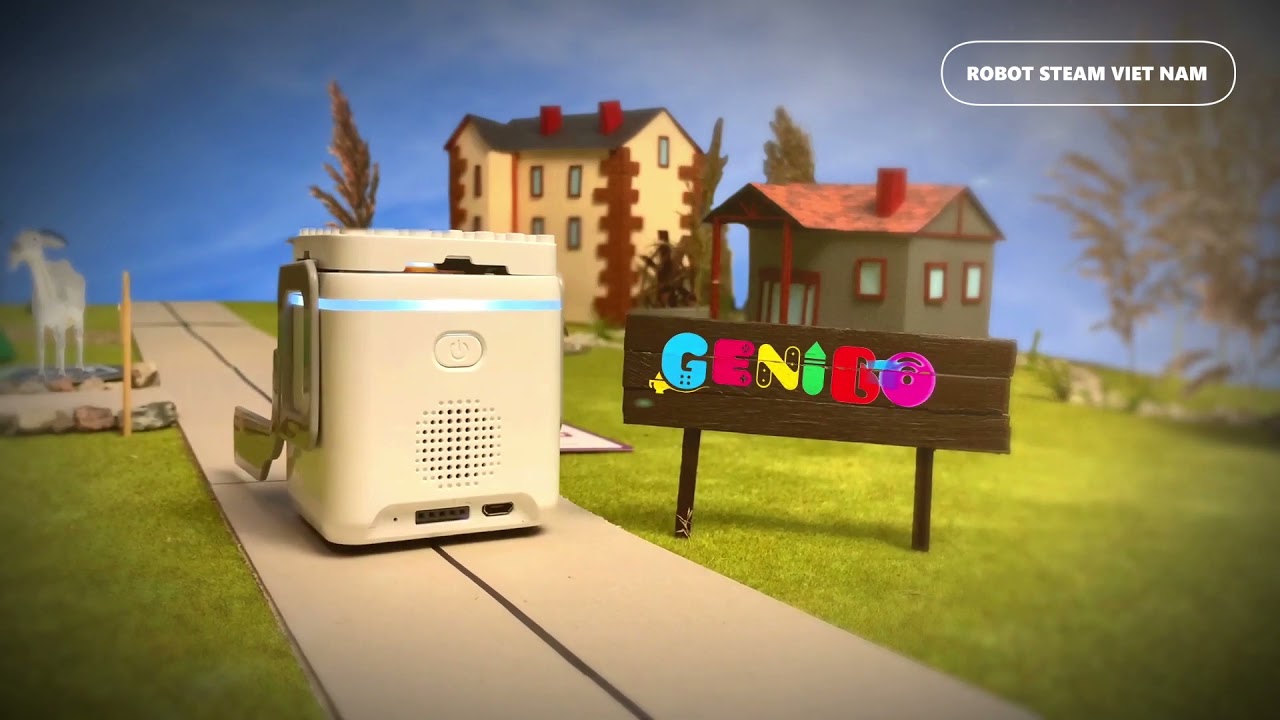 Robot GeniBot, Hãng sản xuất GeniRobot Hàn Quốc, Robot giáo dục mầm non ...