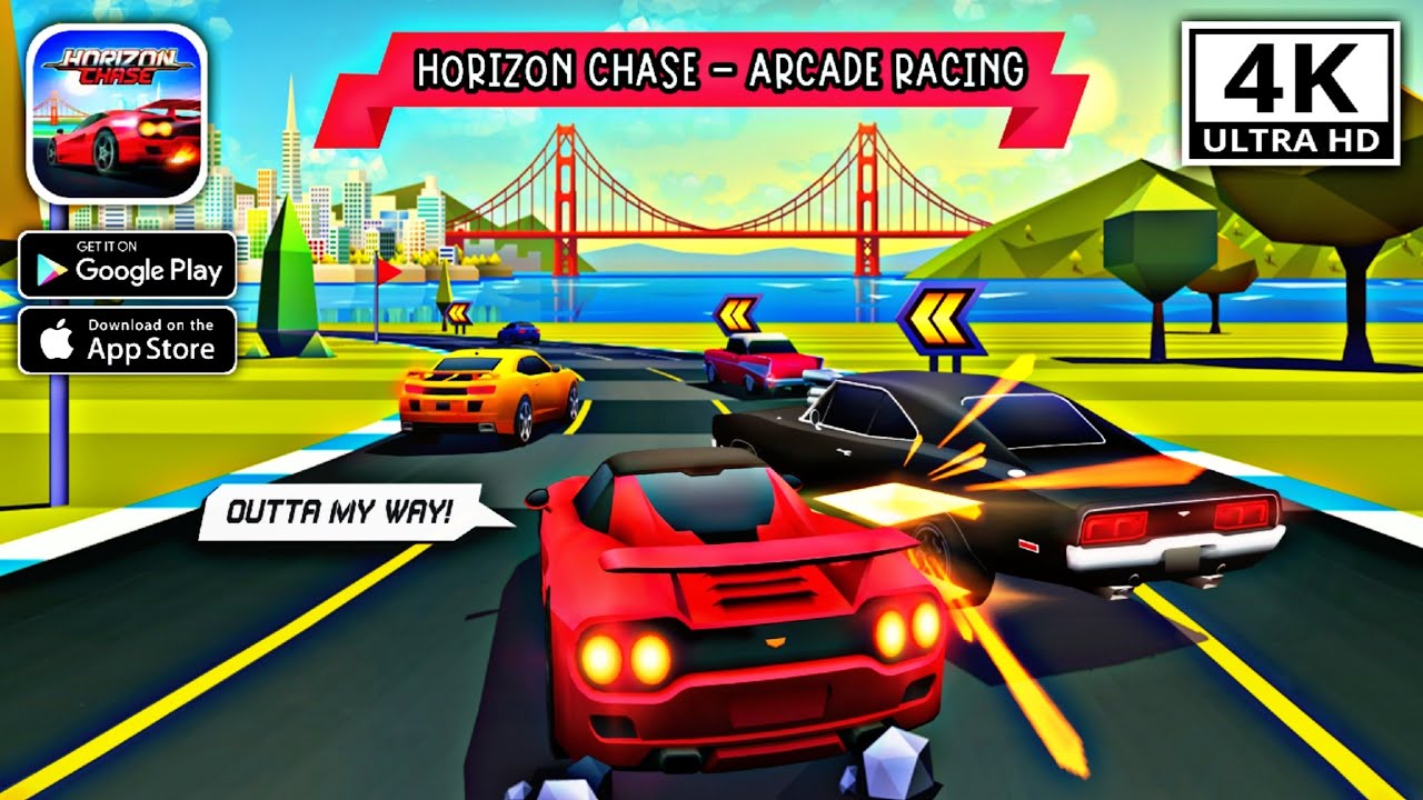 Horizon Chase : Arcade Racing || Android - iOS 4K 60fps Gameplay - YouTube