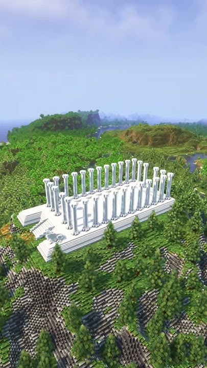 Minecraft Greek Temple Build Timelapse 🤯 - YouTube