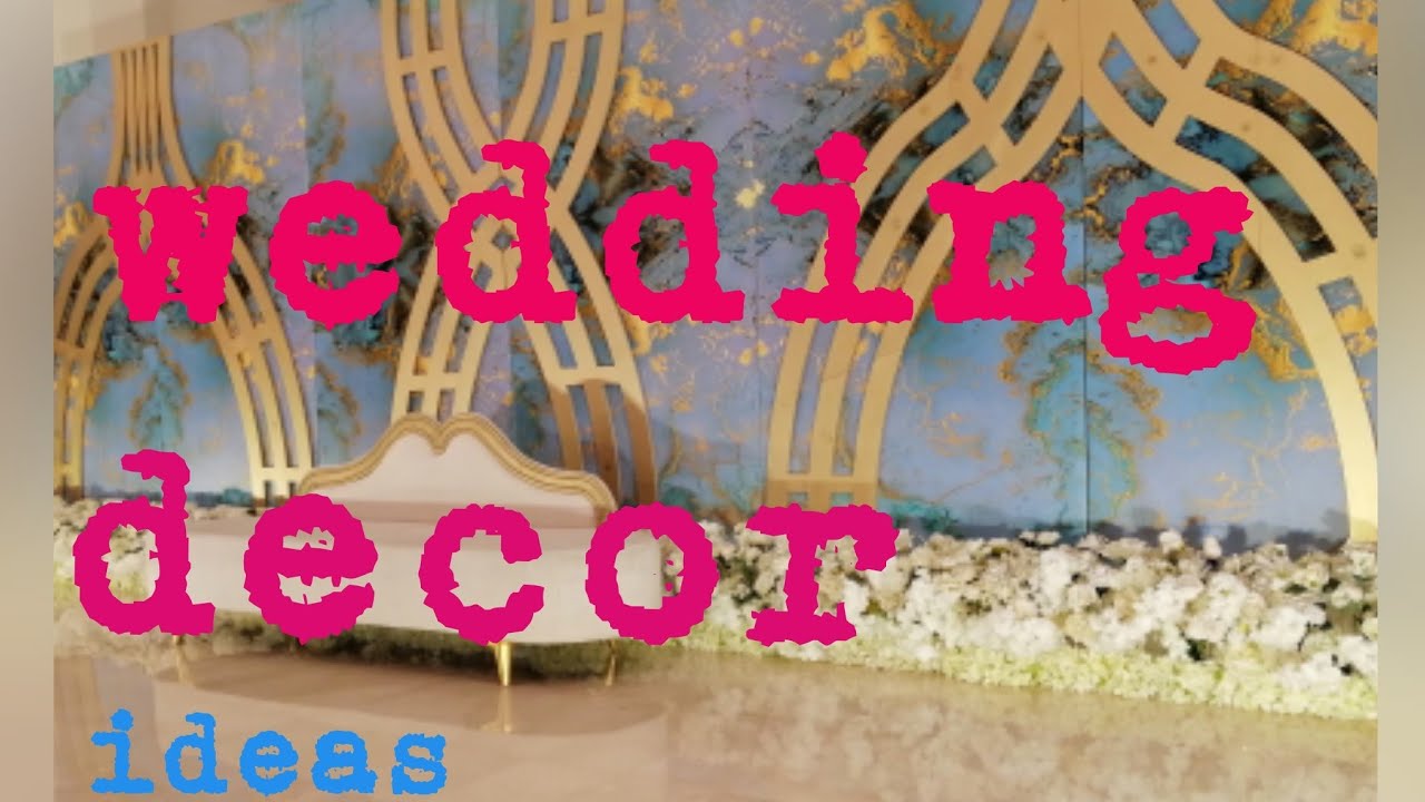 Wedding decor // wedding decor ideas - YouTube