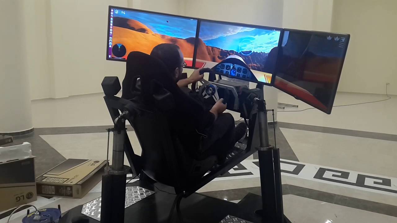 Flight 4 Real - 3 DOF Flight Simulator - YouTube