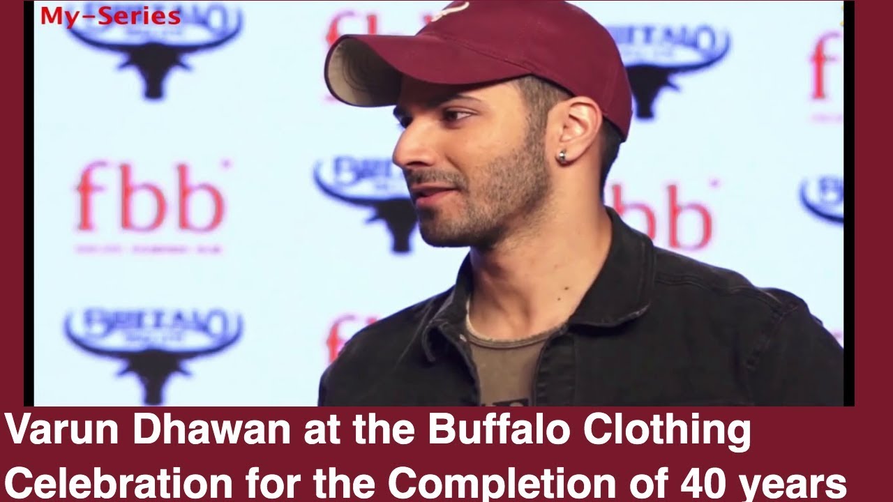 Varun Dhawan at the Buffalo Clothing Celebration for the Completion of ...