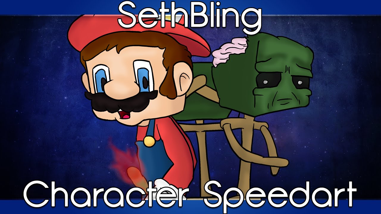 SethBling - Character Speedart - YouTube